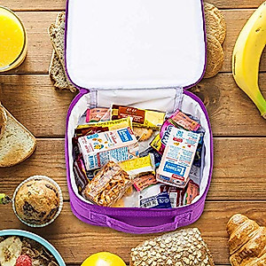 AGSDON 3PCS Kids Backpacks for Girls, 16" Little Kid Mermaid Sequin Preschool School Bookbag and Lunch Box