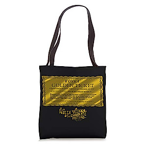 Willy Wonka and the Chocolate Factory the Golden Ticket Tote Bag