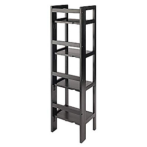 Winsome Wood Terry Shelving, Black