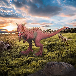 COGO MAN Jurassic Carnotaurus Dinosaur Figure, Realistic Kids Toy, Simulation Action Model, Children's Gift