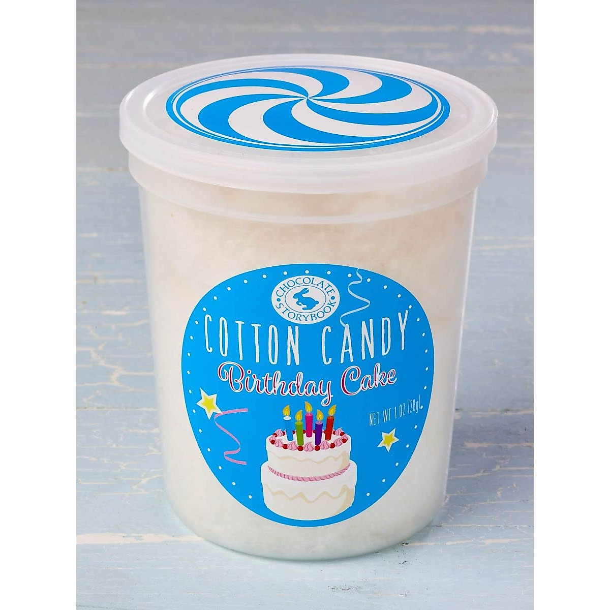 Birthday Cake Gourmet Flavored Cotton Candy (24 Pack) – Unique Idea for Holidays, Birthdays, Gag Gifts, Party Favors…