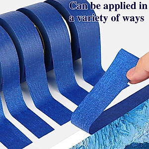 KAKAMINA Painters Tape 2 Inch, 8 Rolls Blue Painters Tape, Bulk Masking Tape Blue General Purpose for Arts and Crafts, 2 Inch x 55 Yards (440 Yards Total)