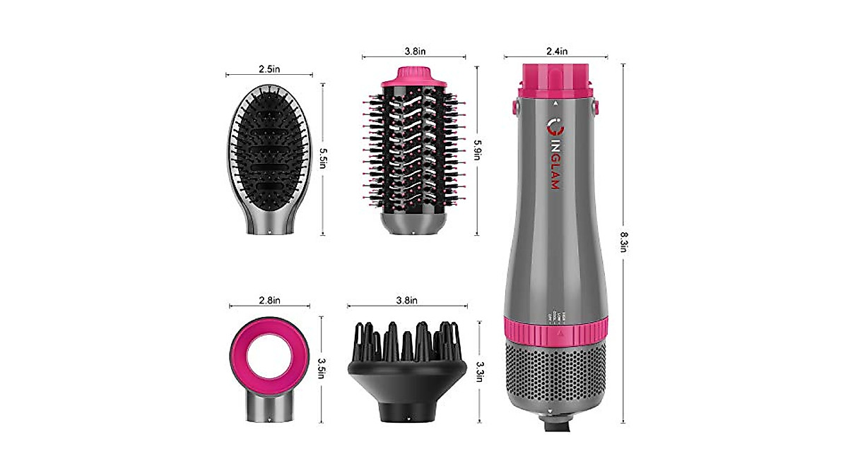 IG INGLAM 4 in 1 Blowout Brush – Style Your Hair Effortlessly