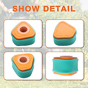 Mtanlo 2 Pack 595853 Filter with Pre Filter 597266 Replace for 595853 597265 Fits for 115P02 115P05 123P02 123P07 123P0B 123P32 125P02 125902