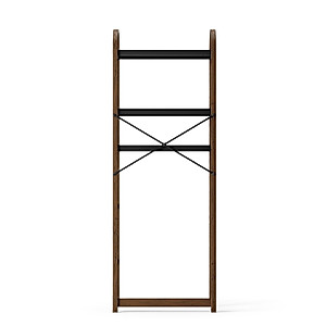 Umbra Bellwood Over The Toilet Bathroom Storage, Black/Walnut