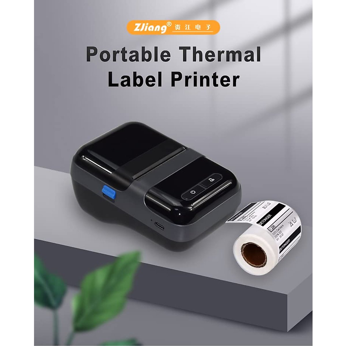 Barcode Thermal Printer Bluetooth 58mm bar Code Label Wireless Portable Handheld Thermal Label Printer 2 inch Free APP iOS Android PC