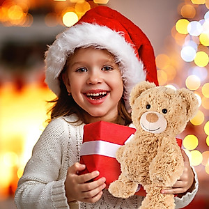 SuzziPals Teddy Bear Stuffed Animals, Microwavable Stuffed Animal Heating Pads for Heat Therapy, Stress Relief Toy for Anxiety, Cuddle, Companion, Bear Plush Gifts for Girls Boys Adults