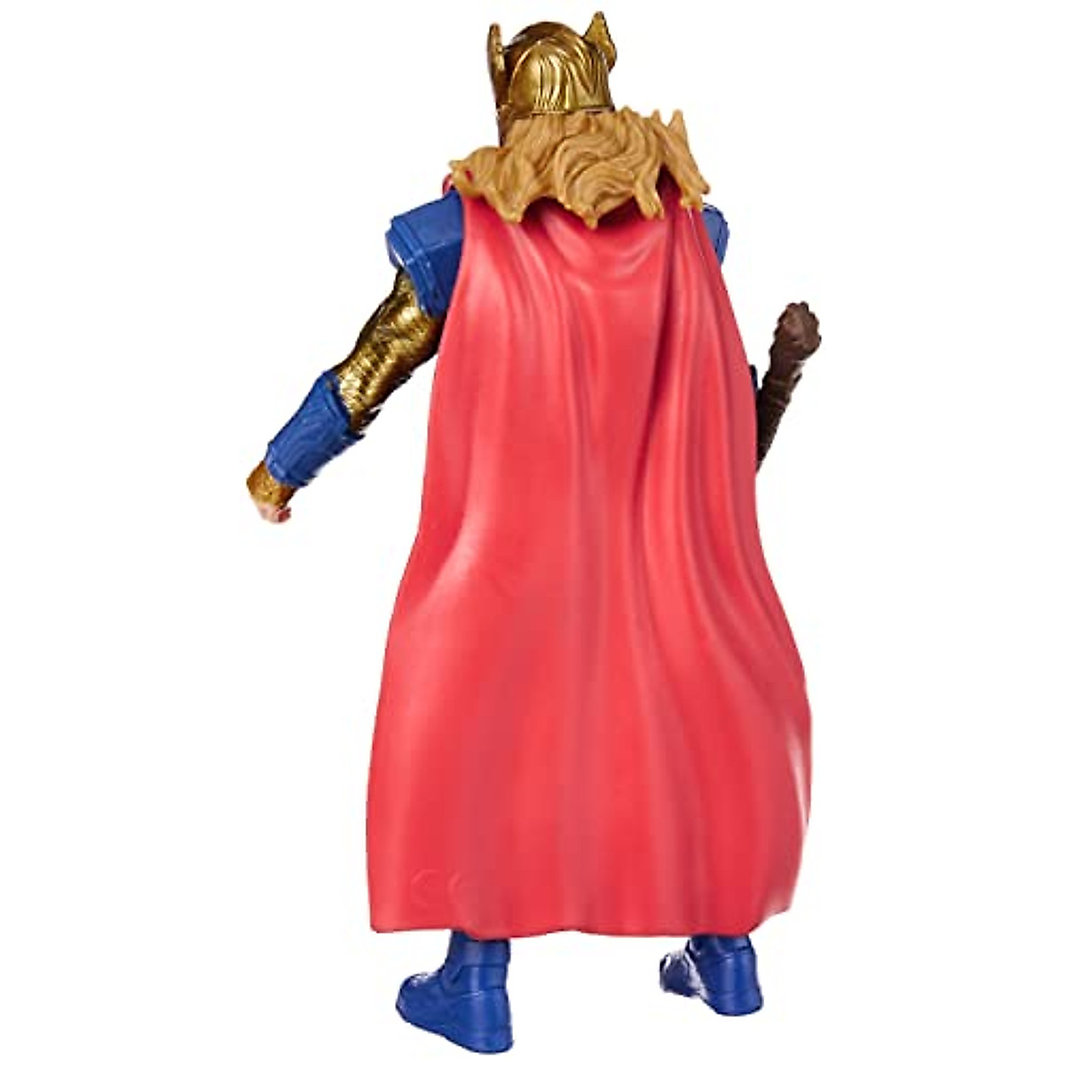 Marvel Studios' Thor: Love and Thunder Thor Toy, 6-Inch-Scale Deluxe Action Figure with Action Feature, Toys for Kids Ages 4 and Up