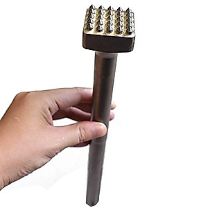 ACTINTOOL 11 3/4 In. SDS Max 25 Tips Concrete Repair Patch Prepare Bushing Tool For Concrete, 1 1/2 Inch Square Head Concrete Roughness Coating Remove Bushing Bit For Demoliton Hammer(Pack of 1)