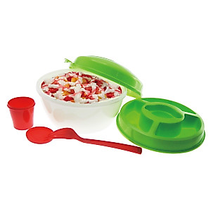 ClearMax All in One Salad 2 Go Container with Attachable Fork