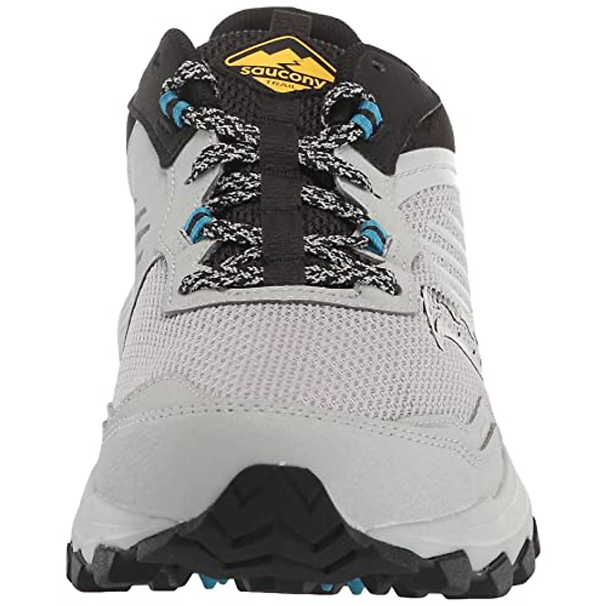 Saucony Men's Excursion TR15 Trail Running Shoe, Fog/Black/Topaz, 9