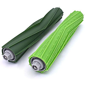 3 Set Dual Multi-Surface Rubber Roller Brushes Replacement Parts for irobot roomba I E and J Series i3 i3+ i6 i6+ i7 i7+ i8 i8+Plus i5 i5+ j5 j5+ E5 E6 E7 j7 j7+ (7550) Vacuum Cleaner