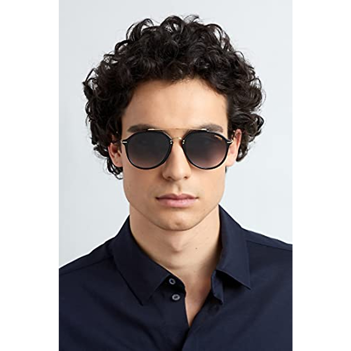 Carrera Modern Round Sunglasses, Multicoloured (Blk Havan), 55