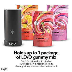 LĒVO Gummy Candy Mixer - Hands-Free Infused Edible Mixer & Potent Gummy Candy Maker - Make Your Own Infused Gummies - Gummy Maker Machine for DIY Herb Infused Gummy Candies