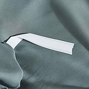 Dornroscn Cooling Bamboo Duvet Cover for Summer Sea Grass Removable Queen Size Duver Covers for Weighted Blankets 60''x80''