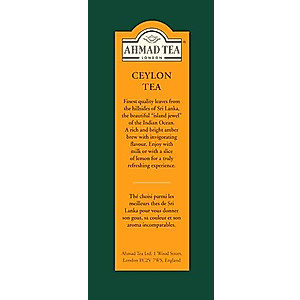 Ahmad Tea Black Tea, Ceylon Loose Leaf, 454g - Caffeinated & Sugar-Free