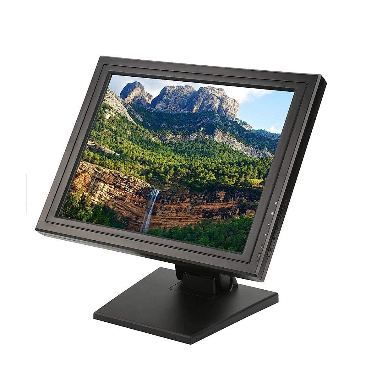 FLYHERO 17" Touch Screen USB Portable MonitorResolution Computer Display Touch Screen LED Monitor USB Interface POS Stand 1280 * 1024
