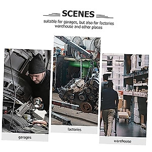 BUGUUYO Black Tool Room Supplies Carbon Steel Drill Rack Hand Tool Holder Electric Drill Storage Rack