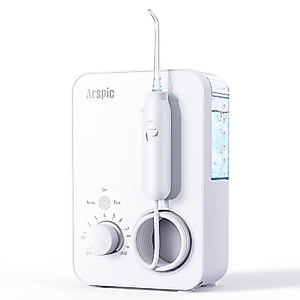 Water Flosser Picks for Teeth Cleaning, 3 Flossing Modes & 10 Pressures Professional Electric Water Flossers for Teeth, Braces, Gums, Kids, Adults, 7 Water Jet Tips Included for Multiple Dental Care