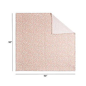 Babyletto 100% Organic Cotton Swaddle, GOTS-Certified, Ultra-Soft and Breathable Muslin - Daisy