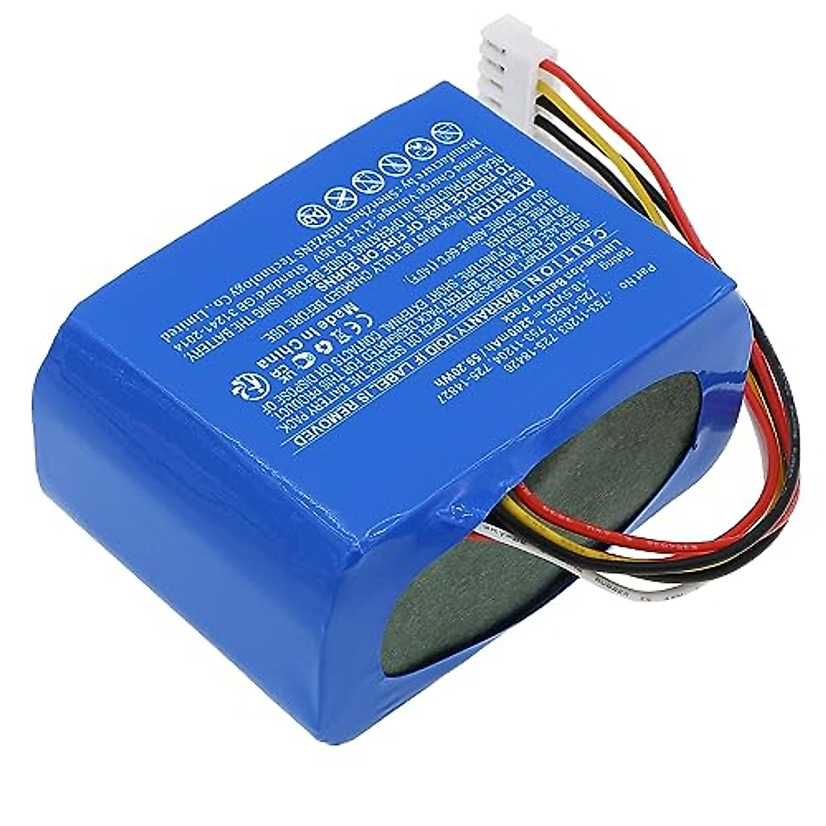 Synergy Digital Lawn Mower Battery, Compatible with Robomow RK 1000 Lawn Mower, (Li-ion, 18.5V, 3200mAh) Ultra High Capacity, Replacement for Robomow 725-14826 Battery