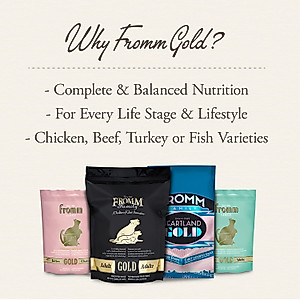 Fromm Heartland Gold Large Breed Puppy Dry Dog Food - Dry Puppy Food for Large & Giant Breeds - Beef Recipe - 4 lb