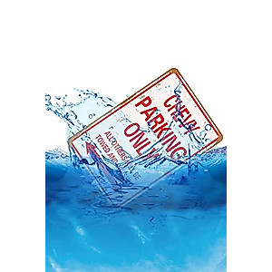 TCHPAX 12X8 - BOSS Parking only vintage look funny mental tin sign-inches-Aluminum