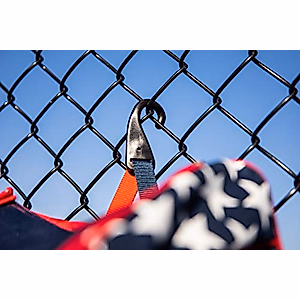 Rawlings | LEGION Backpack Equipment Bag | Baseball & Softball | Red/White/Blue