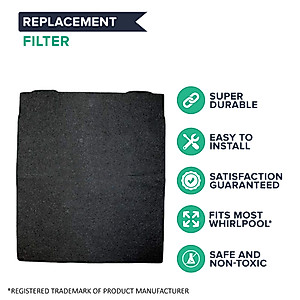 Crucial Air Replacement Carbon Filter – Compatible with Kenmore Part # 83378 – Fits Kenmore 335 Series Carbon Pre-Filter Model - Durable, Compact, Reusable Air Purifier Carbon Filter – Bulk (1 Pack)