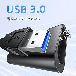 UNISHEEN SDI to USB 3.0 Video Capture Card, 1080P 60 FHD Broadcast Live Stream and Game Stream, SDI to USB 3.0 Dongle HD 1080P Free Driver(Level B)