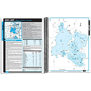 Michigan's Best Lakes Fishing Maps Guide Book