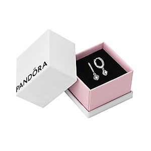 Pandora Square Sparkle, Clear CZ