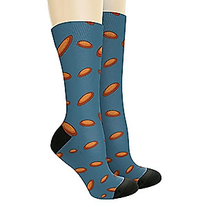 Disc Golf Themed Gifts Disc Golf Course Themed 1-Pair Novelty Crew Socks