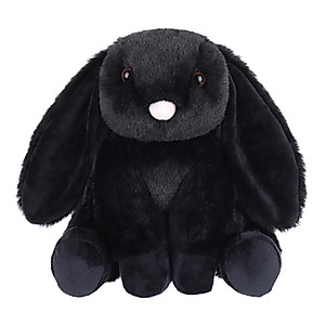 Apricot Lamb Toys Plush Navy Blue Bunny Rabbit Stuffed Animal with Fluffy Soft Ears (Navy Blue Bunny, 8 Inches)
