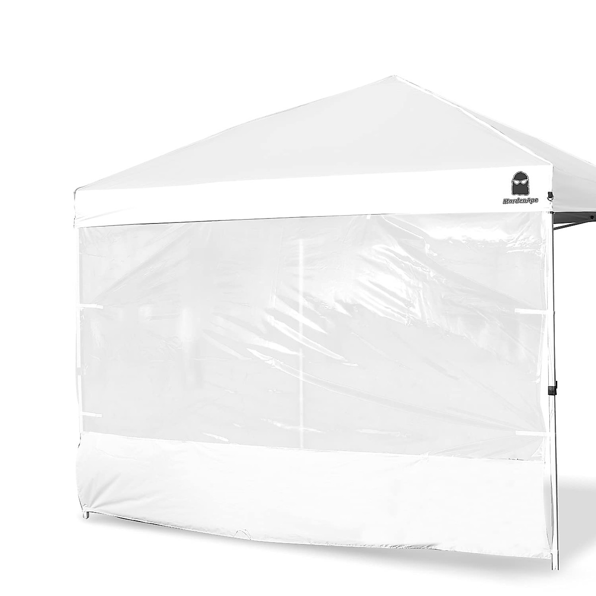 MordenApe Clear Sidewall, Transparent Canopy Walls, Canopy Side Wall for 10x10 Pop Up Canopy - Straight Leg, Outdoor Instant Canopies Sidewall,1 Pack (White)