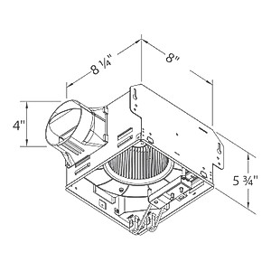 Delta Breez GreenBuilder GBR80H 80 CFM Exhaust Bath Fan with Humidity Sensor