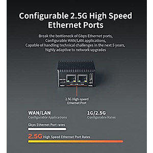 Nanopi R5C Mini WiFi Router OpenWRT with Dual PCIe 2.5Gbps Ethernet Ports 1GB LPDDR4X RAM Based in Rockchip RK3568B2 Soc for Smart Home Gateway Support Android Ubuntu (with M.2 WiFi Module)