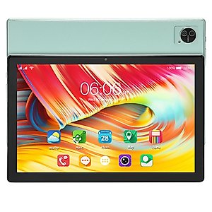 Airshi Business Tablet, 10.1 Inch FHD Gaming Tablet US Plug 100‑240V 8GB RAM 256GB ROM Dual Camera for School (#1)
