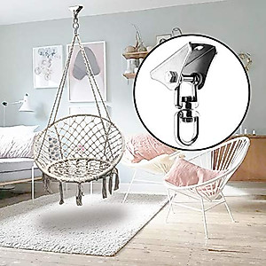 EXCELFU Hammock Hanging Kit, 1000 lb Capacity Heavy Duty 360° Rotate Swing Hangers Suspension Hooks for Swing, Chair, Yoga, Multiple Indoor Outdoor Gym