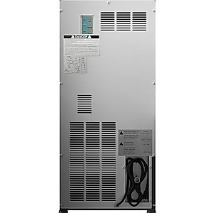 EdgeStar IB450BL 50 Lb. 15 Inch Wide Undercounter Clear Ice Maker - Black Stainless Steel