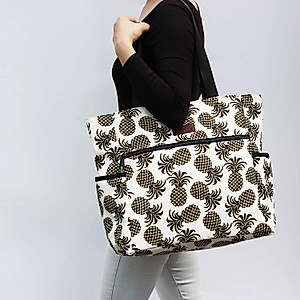 VAVAER Gym Tote Bag Large Beach Bags Water Resistant Totes for Women Lightweight Travel Tote Bag with Zipper