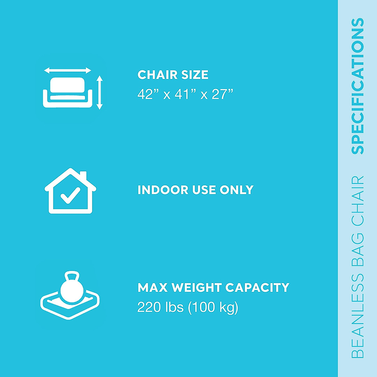 Intex Inflatable Contoured Corduroy Beanless Bag Lounge Chair, Gray (5 Pack)