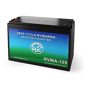 AJC 12V 105Ah Deep Cycle SLI Battery