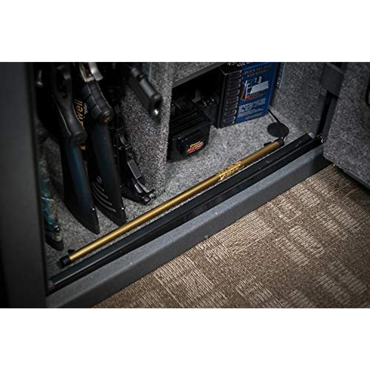 Lockdown Golden Rod 24" Dehumidifier Rod with Low Profile Design and Easy Installation for Gun Vault Humidity Control and Rust Prevention, Made in USA