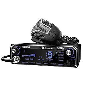 Uniden BEARCAT 980 40- Channel SSB CB Radio with Sideband NOAA WeatherBand,7- Color Digital Display PA/CB Switch and Noise Cancelling Mic, Wireless Mic Compatible