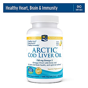 Nordic Naturals - Arctic CLO, Heart and Brain Health, and Optimal Wellness, 90 Soft Gels