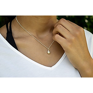Chelsea Charles CC Sport Volleyball Charm Necklace - Silver