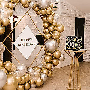 30th Black Gold Birthday Cards Box - 30 Year Birthday Party Decorations for bday Gift or Money Receiving Card Box, Birthday Activities Supplies - gold005