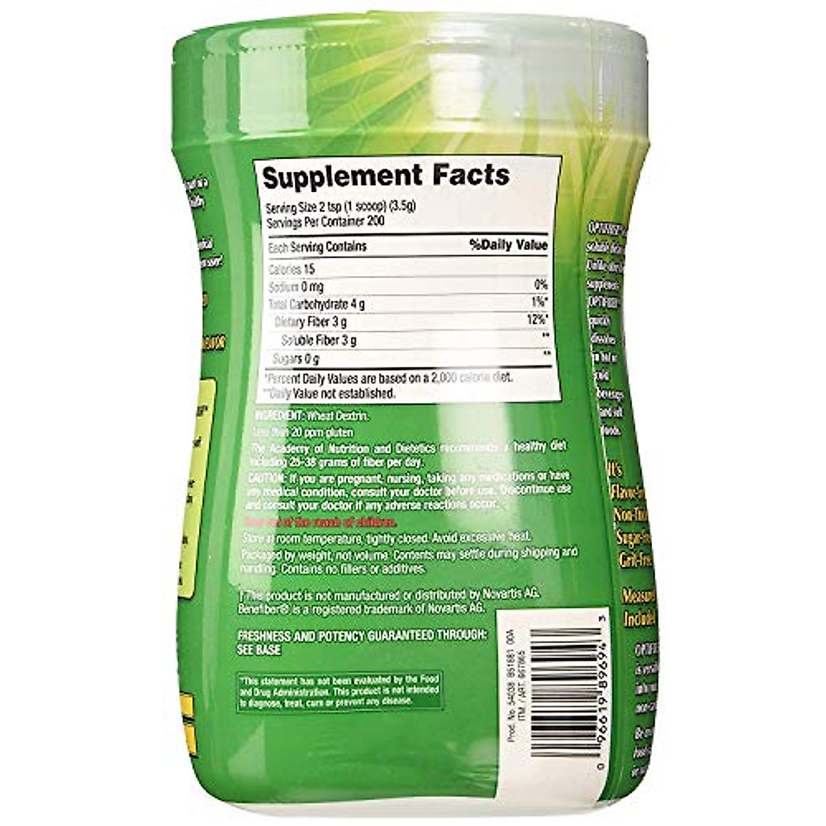 Kirkland Signature, Optifiber grnud 25.6 Ounces (Pack of 2)