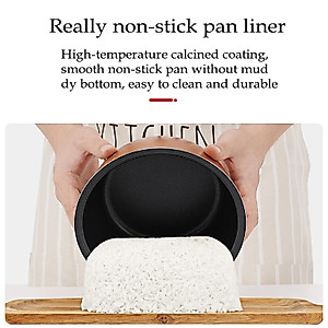 DAZITN 13L Commercial Rice Cooker & rice warmer 60 CUPS Cooked Rice(30-CUPS RAW RICE)| 1350W Fast cooking | Auto turn warming | Large Capacity Rice Cooker for Restaurant (Black)